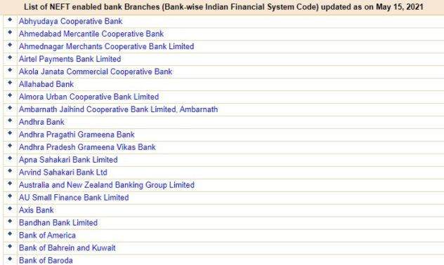 All India Bank IFSC Code List PDF - InstaPDF