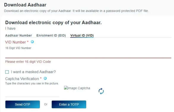 Instant eAadhaar Download Online from UIDAI PDF - InstaPDF