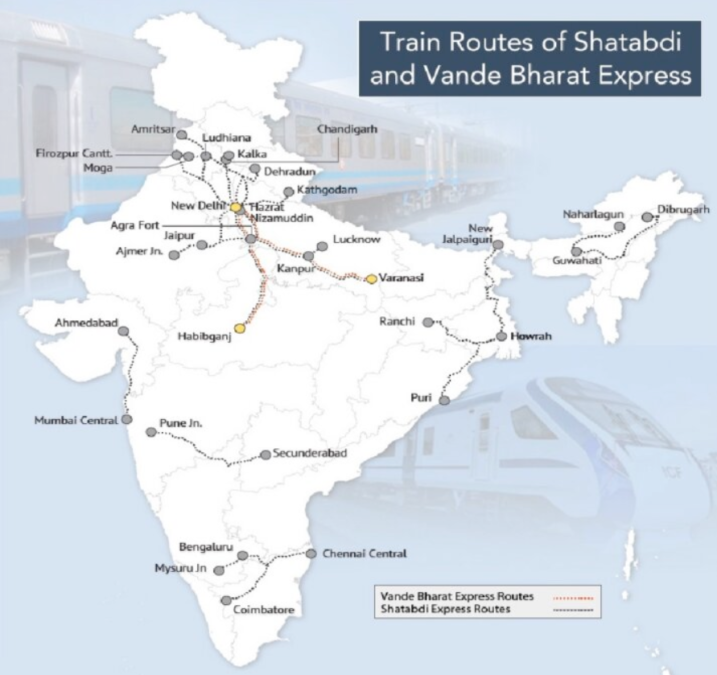 List of Vande Bharat Trains and Time Table PDF - InstaPDF