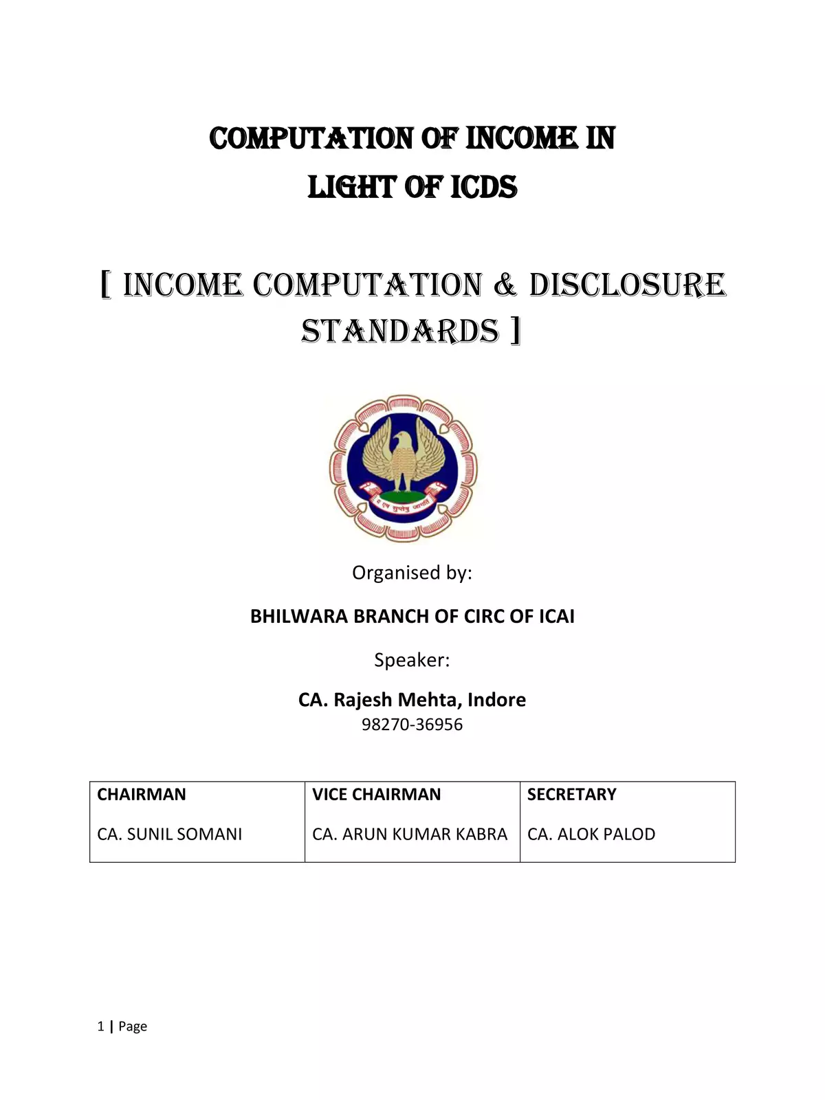 Income Computation Disclosure Standards PDF InstaPDF Income Computation Disclosure Standards PDF InstaPDF