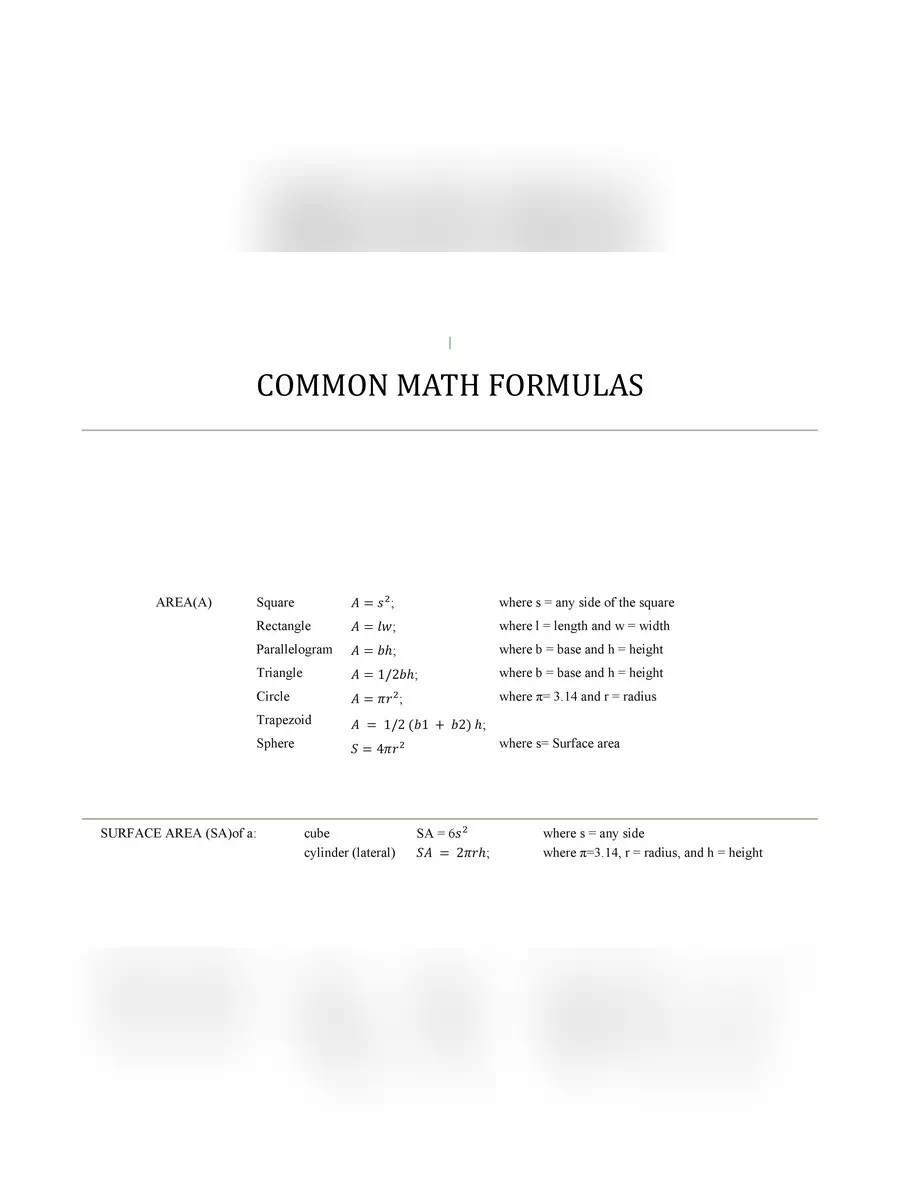 Mathematics Formula PDF InstaPDF Mathematics Formula PDF InstaPDF