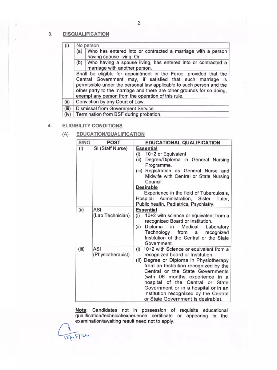 BSF Recruitment 2024 Notification PDF InstaPDF